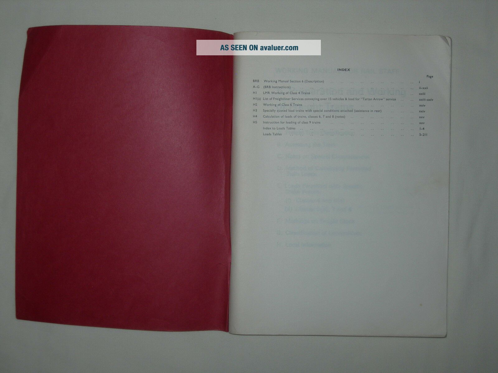 British Railways London Midland Region Freight Train Loads Book 1969 ...