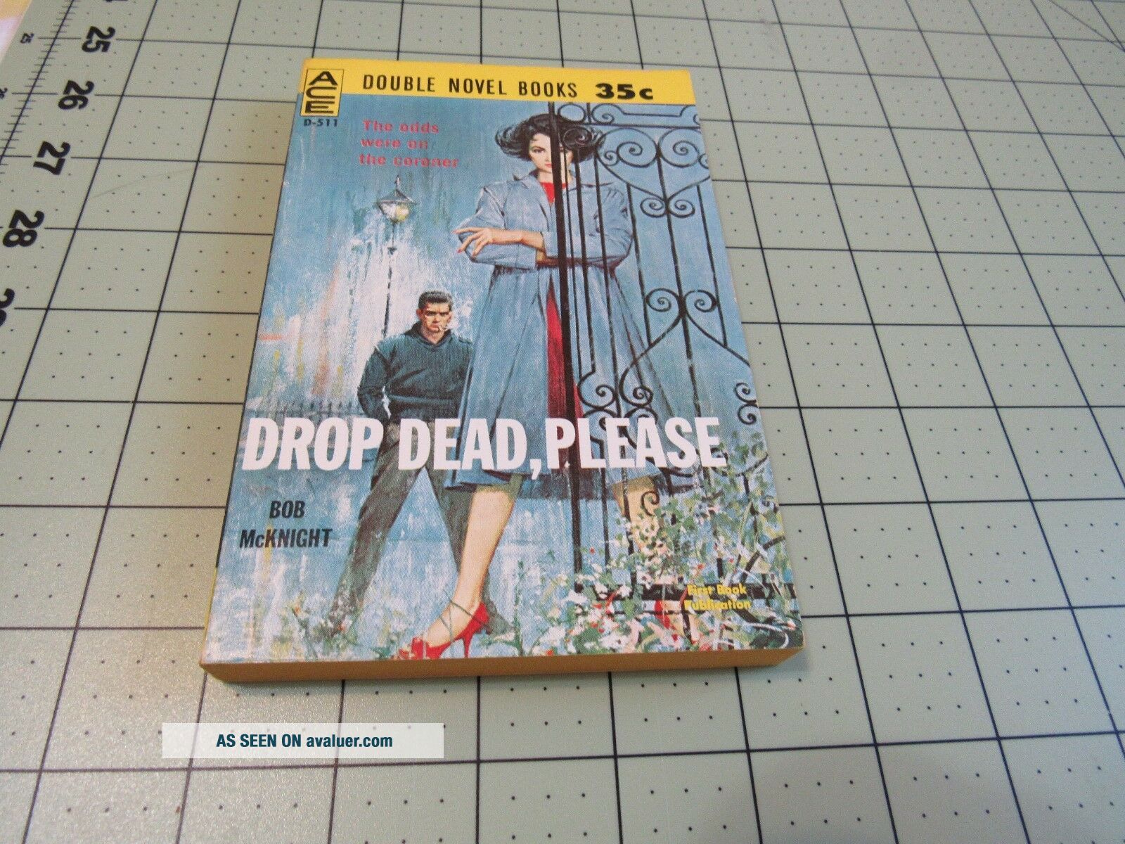 Ace MYSTERY DOUBLE D - 511 BOB McKNIGHT / J. M. FLYNN PULP CRIME GGA ...