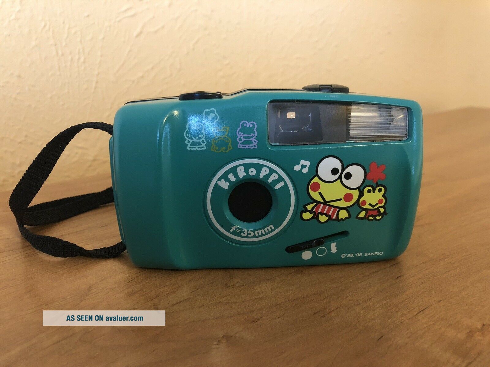 Vintage Sanrio Keroppi 35mm Camera W/flash Cute Fun Film Camera | #7599903