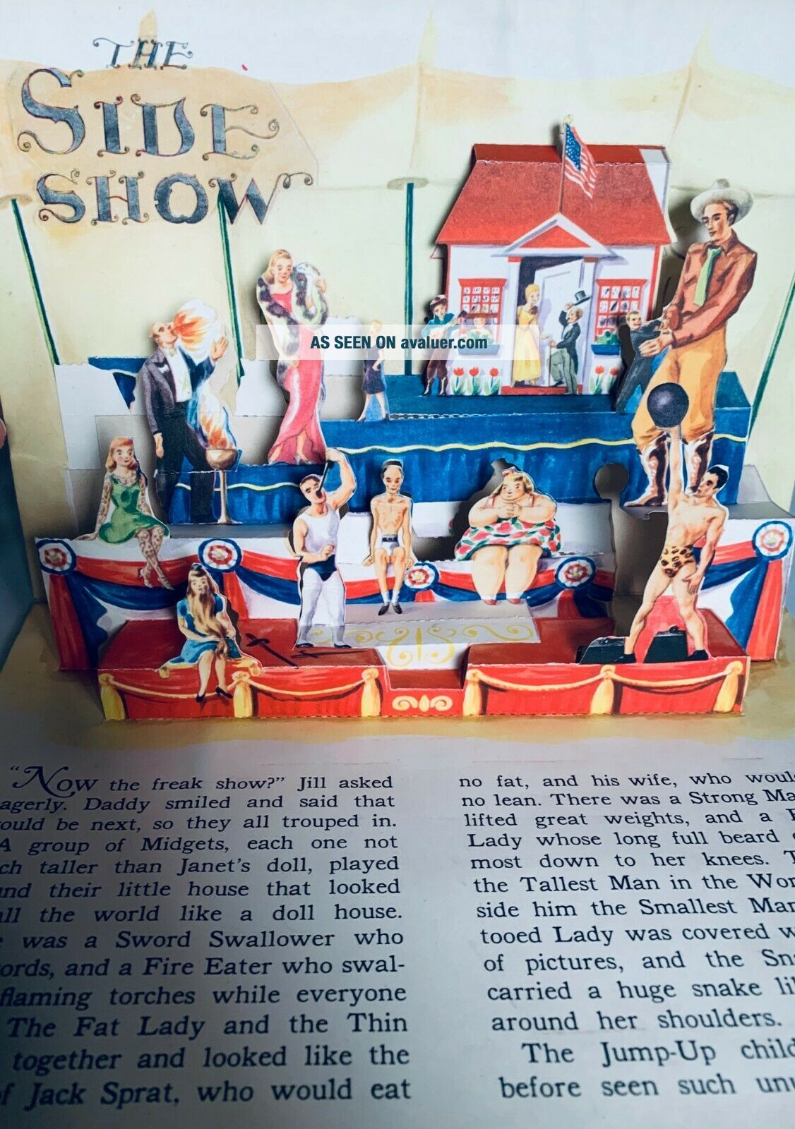 Vintage 1944 JOLLY JUMP - UPS See The Circus Pop - Up Children ' S Book ...