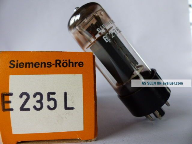Siemens E235L Audio Tube For Amplifier, NOS NIB | #7595356