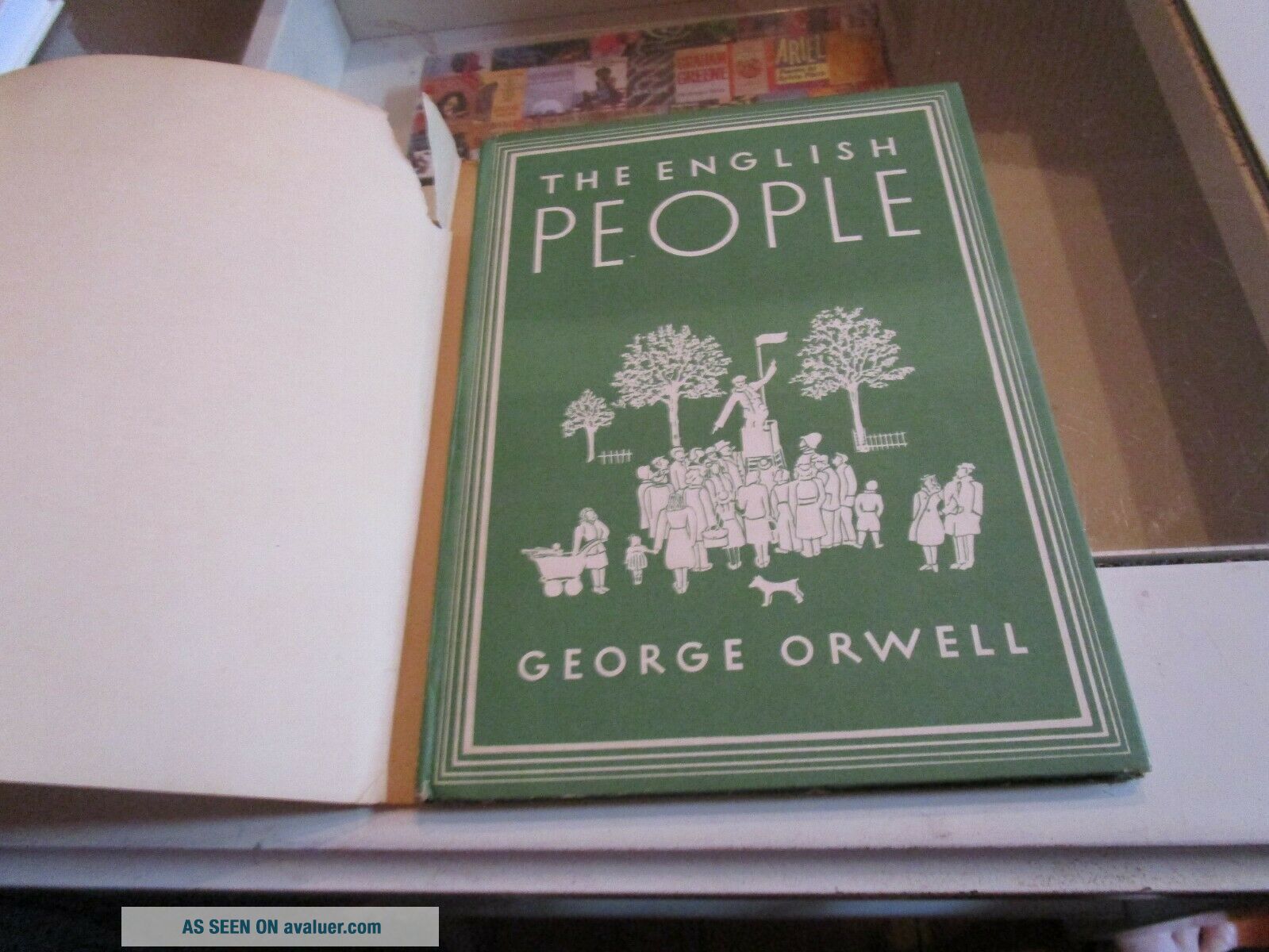 GEORGE ORWELL. THE ENGLISH PEOPLE. BRITAIN IN PICTURES. 1ST EDITION ...