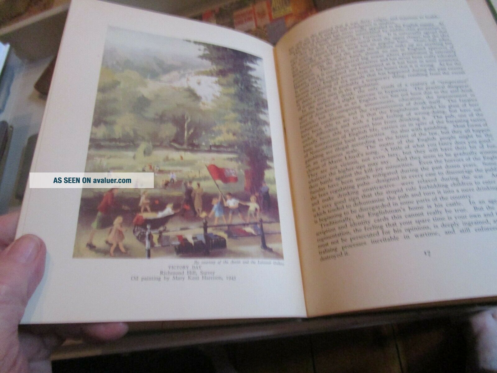 GEORGE ORWELL. THE ENGLISH PEOPLE. BRITAIN IN PICTURES. 1ST EDITION ...