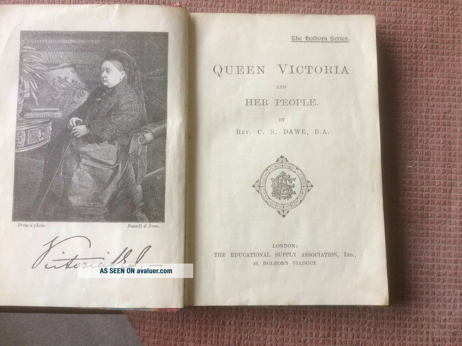 Queen Victoria And Her People Dawe Book 50286 | #7611098