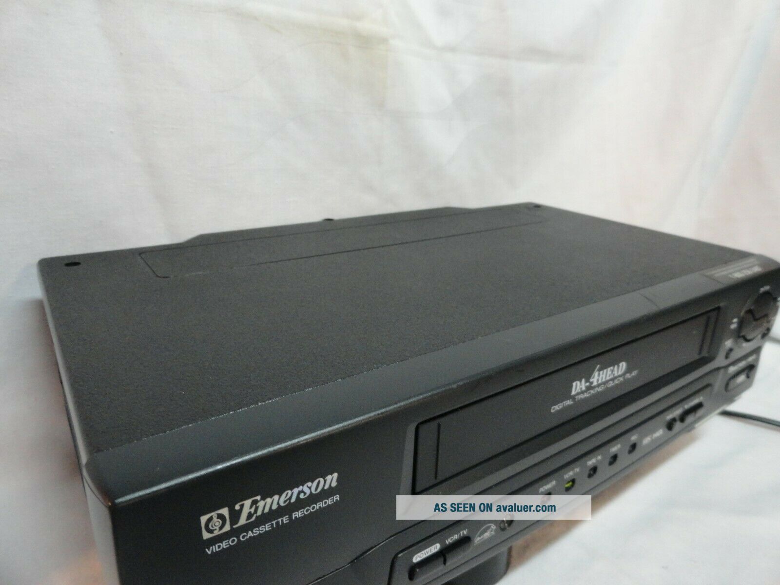 Emerson EWV401B Hi - Fi Stereo 19 Micron 4 Head VHS VCR Player/Recorder ...