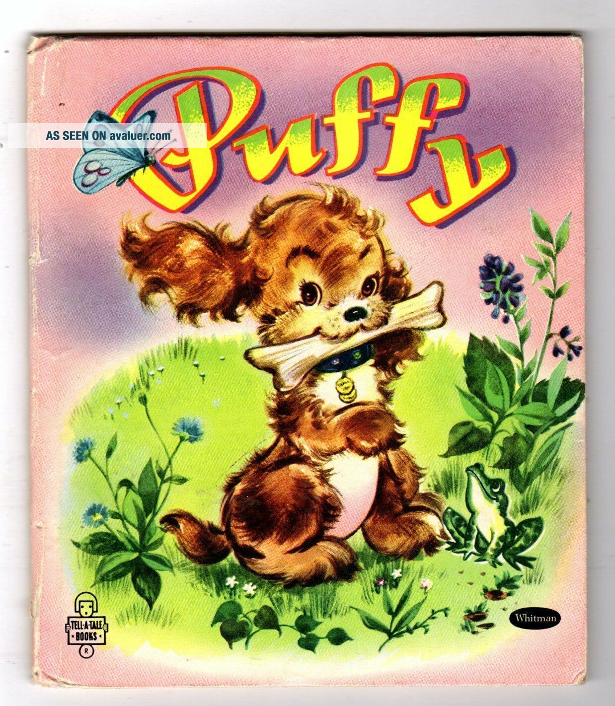 PUFFY Vintage Childrens Whitman Tell - A - Tale Book Georgiana Many ...