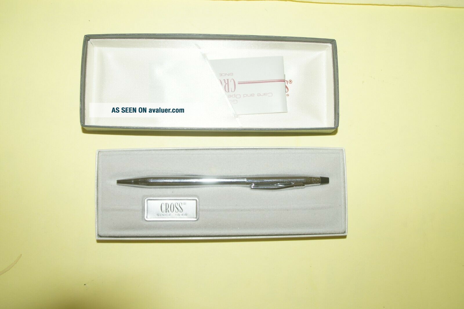 Vintage CROSS Chrome Ball Point Pen | #7630445