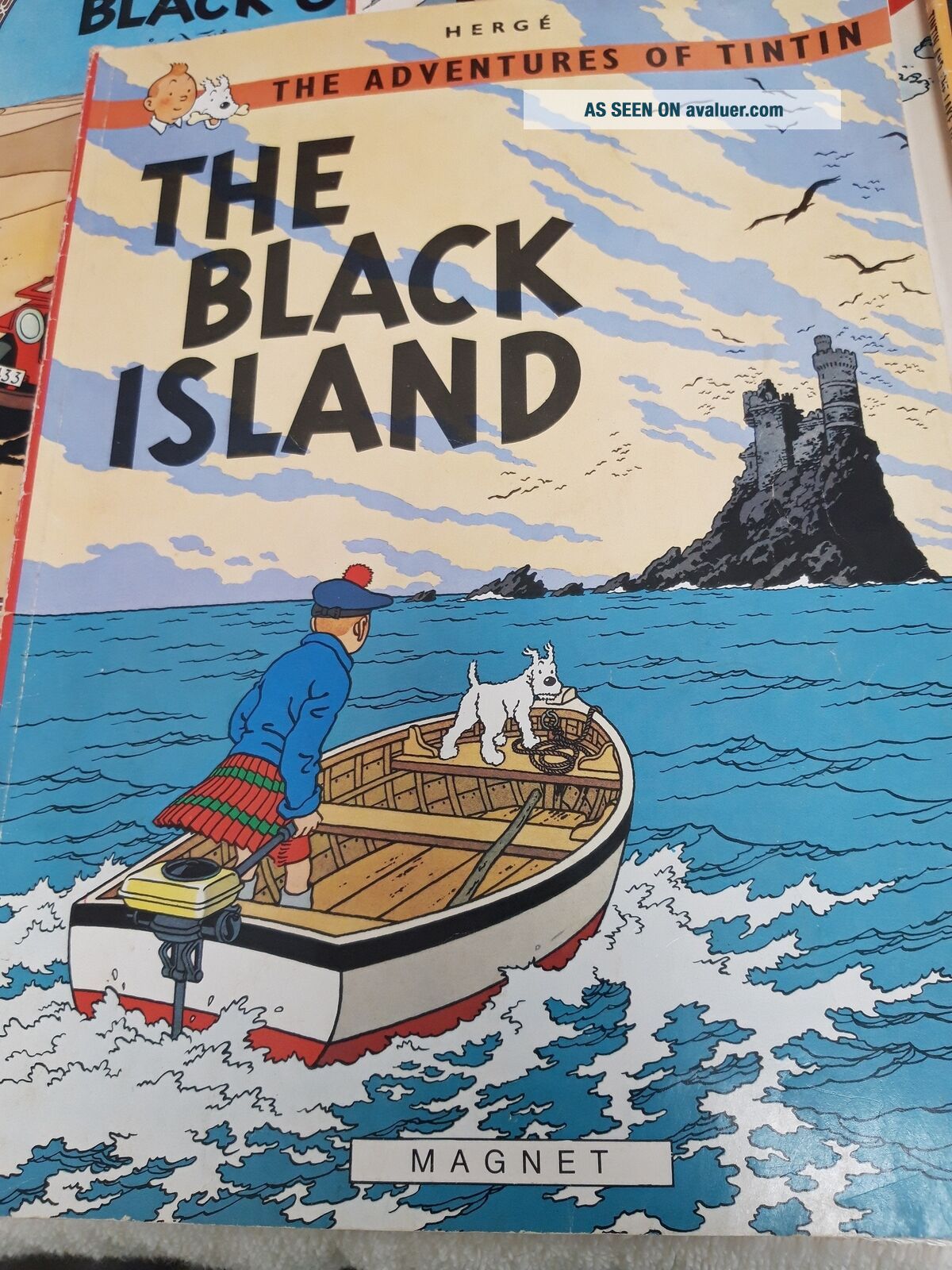 Herge Adventures Of Tin Tin Set Of 8 Large Format Comic Books 397 ...