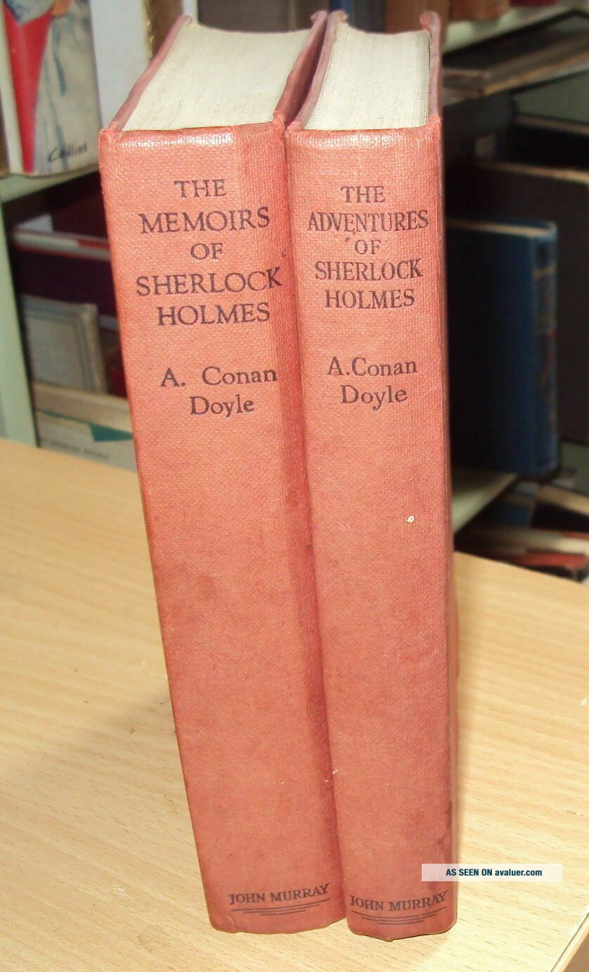 1951 - THE ADVENTURES OF SHERLOCK HOLMES & MEMOIRS By ARTHUR CONAN ...