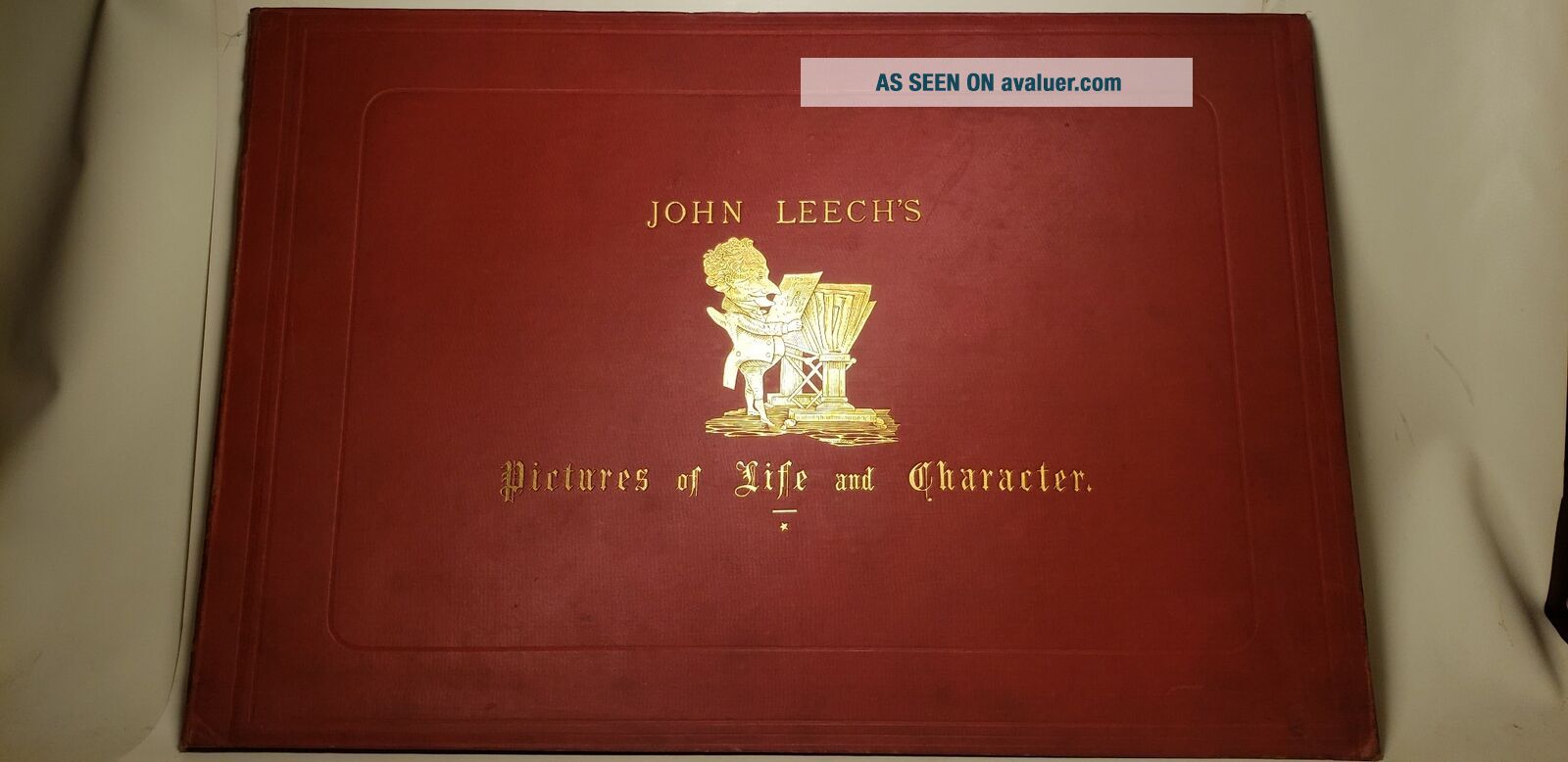 BOOK - 1850S JOHN LEECH ' S PICTURES OF LIFE & CHARACTER - MR PUNCH ...
