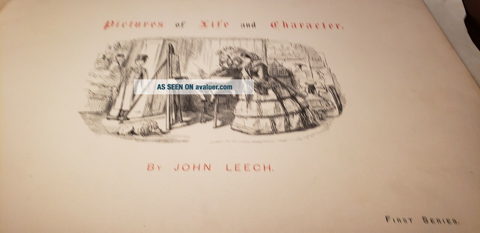 BOOK - 1850S JOHN LEECH ' S PICTURES OF LIFE & CHARACTER - MR PUNCH ...