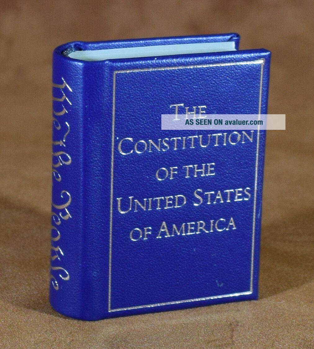 MINIATURE BOOK The Constitution Of The USA | #7665925