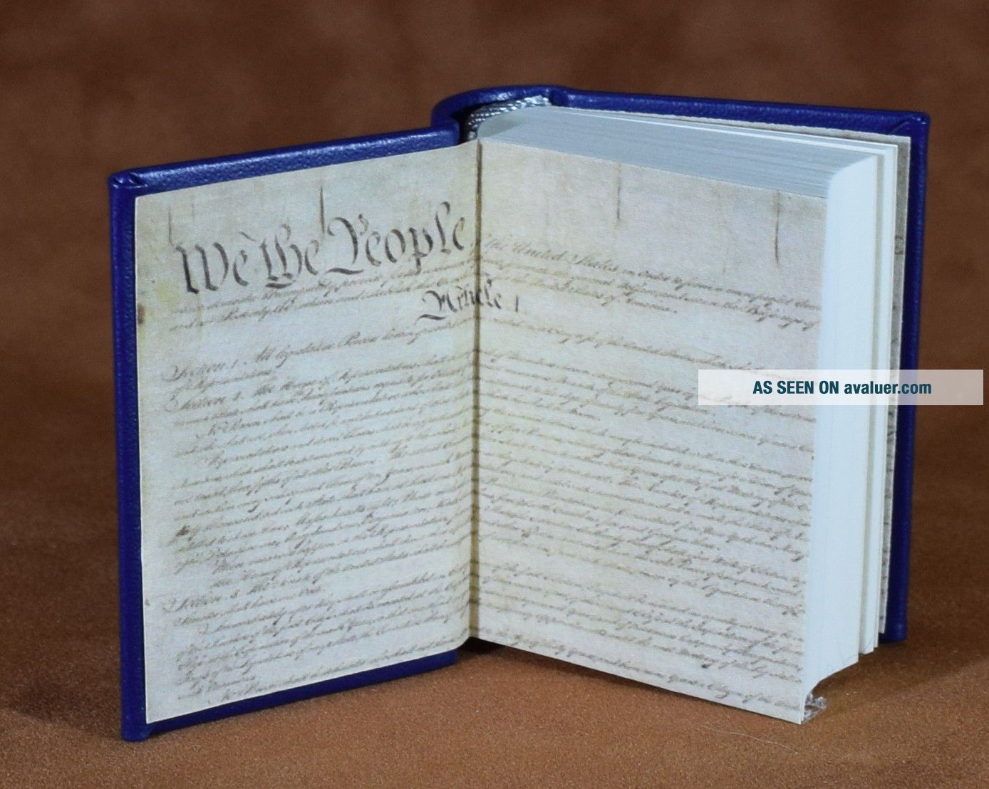 MINIATURE BOOK The Constitution Of The USA | #7665925