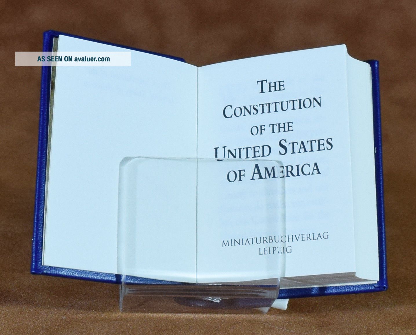 MINIATURE BOOK The Constitution Of The USA | #7665925