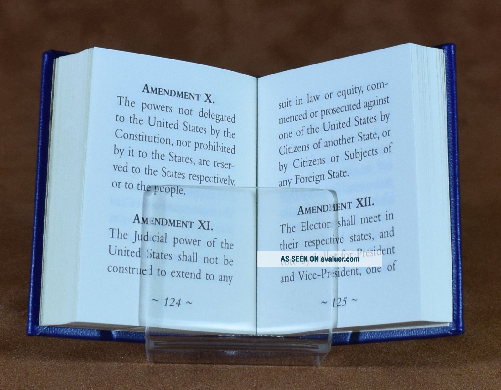 MINIATURE BOOK The Constitution Of The USA | #7665925