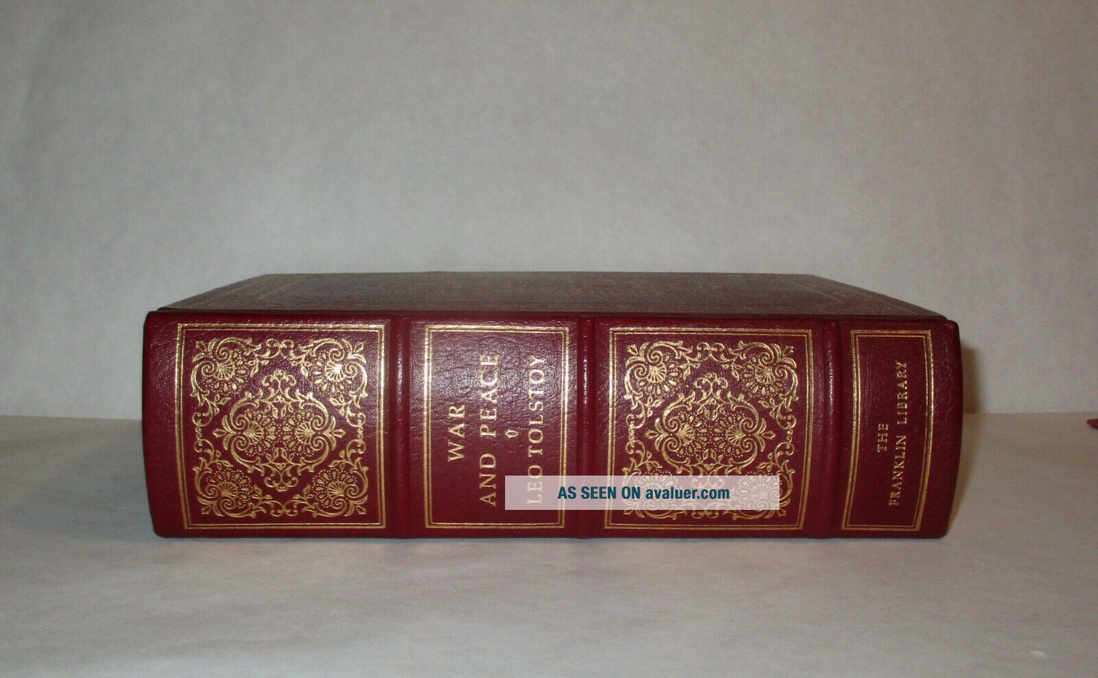 FRANKLIN LIBRARY WAR AND PEACE LEO TOLSTOY FINE BINDING | #7668079
