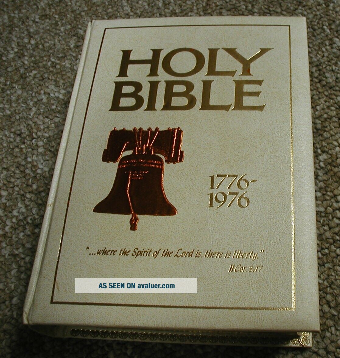 Vintage Giant HOLY BIBLE American Bicentennial Edition. Jerry Falwell ...