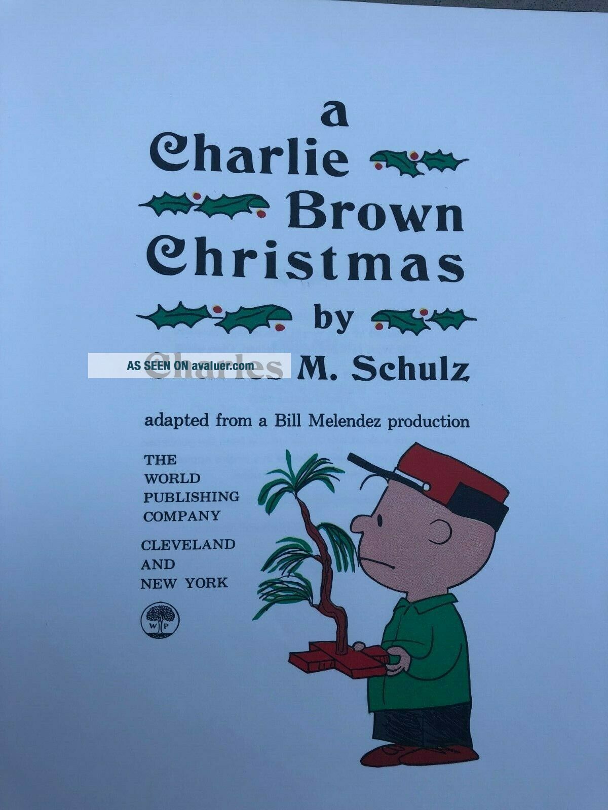 A Charlie Brown Christmas, Charles Schulz 1965 1st Ed 1st Printing HBD ...