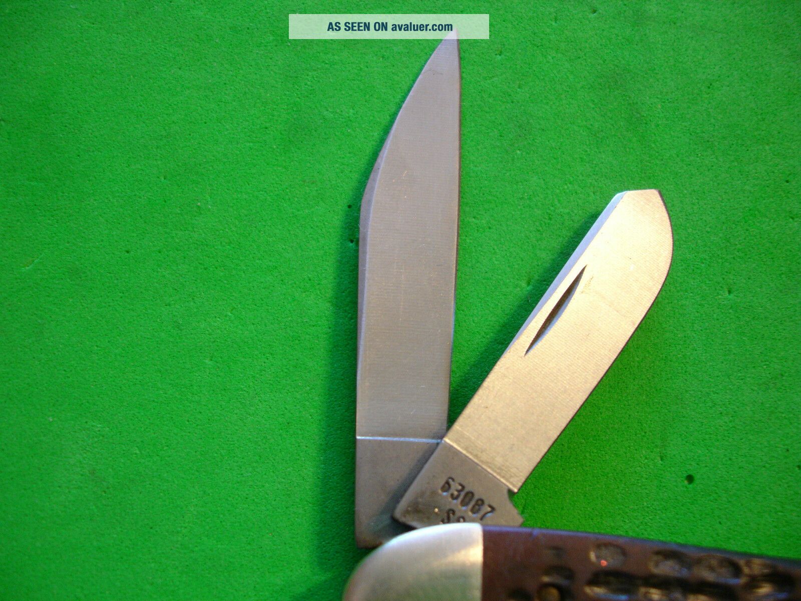 NTSA VNTG CASE XX USA 3 1/4 " CLOSED 3 BLADE STOCKMAN POCKET KNIFE ...