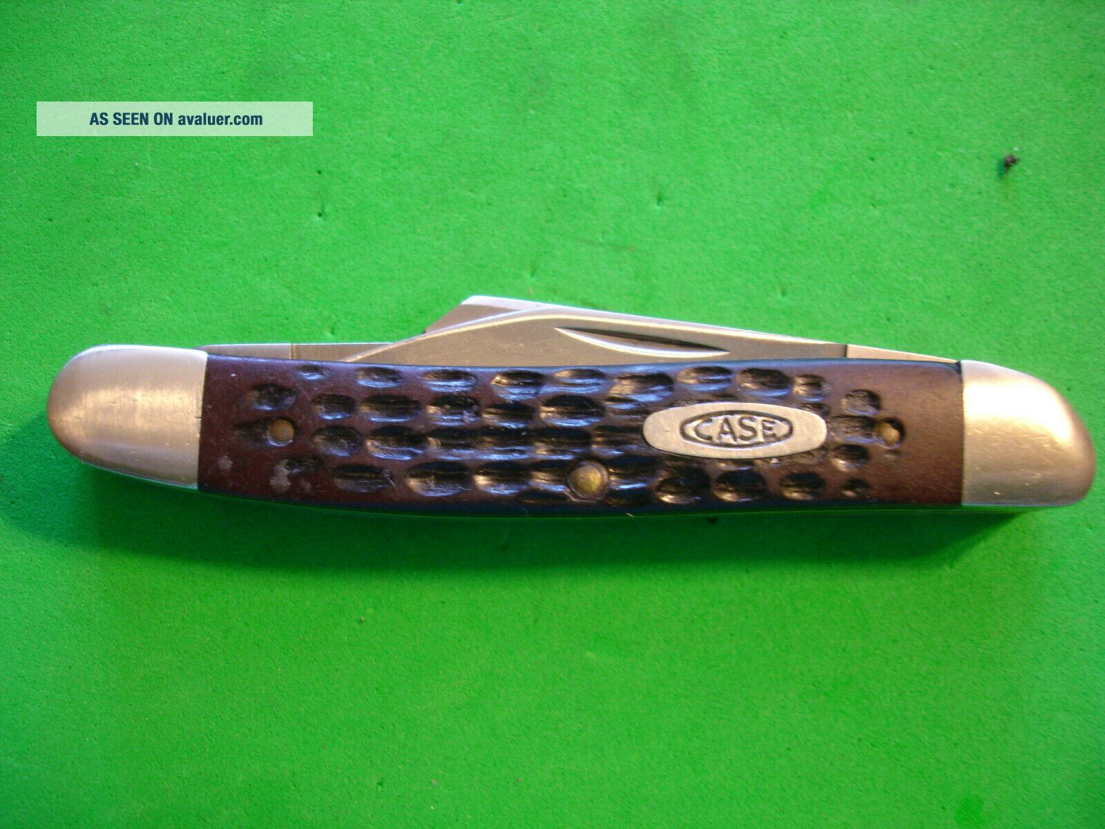 NTSA VNTG CASE XX USA 3 1/4 " CLOSED 3 BLADE STOCKMAN POCKET KNIFE ...