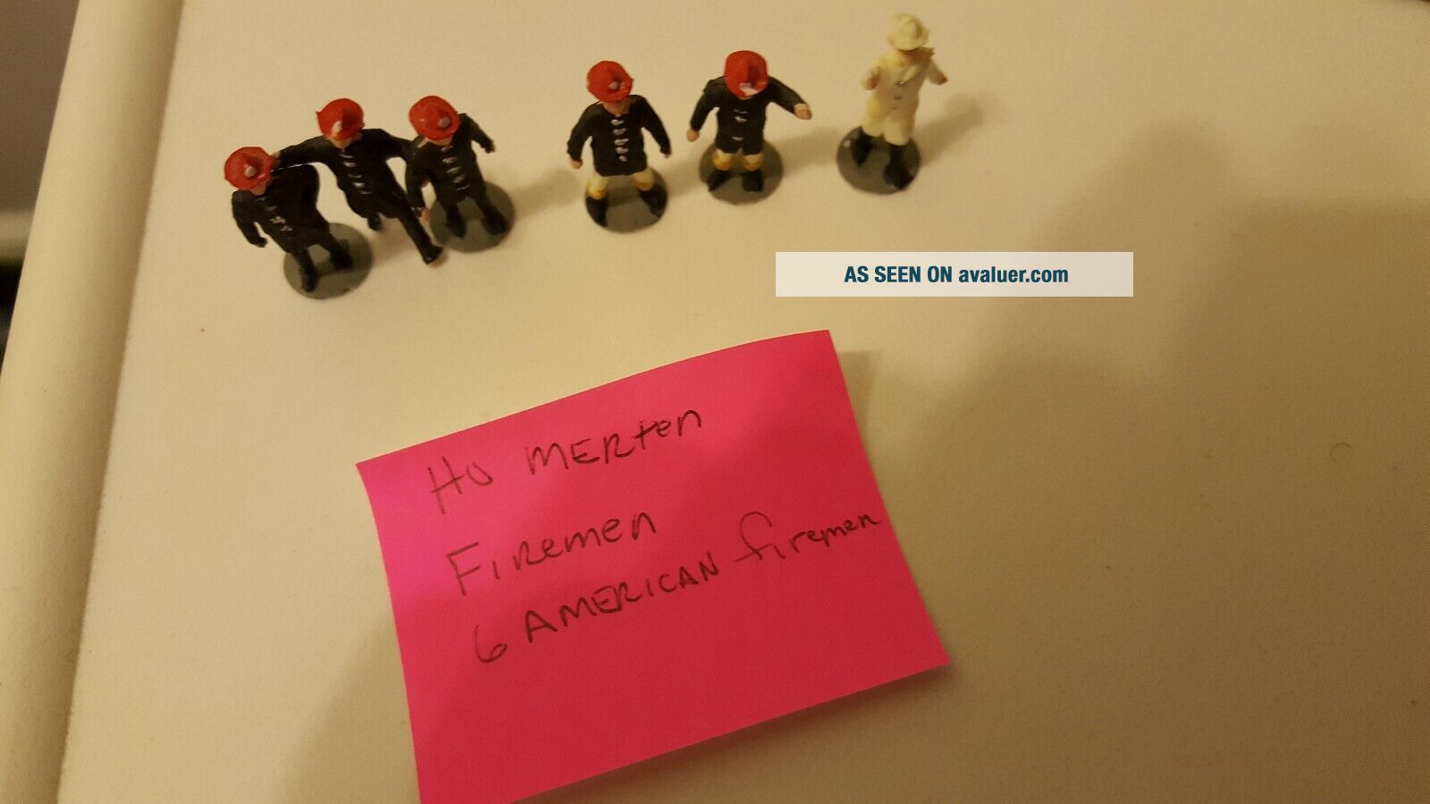 VINTAGE HO SCALE MERTEN 2383 6 AMERICAN FIREMEN | #7731034