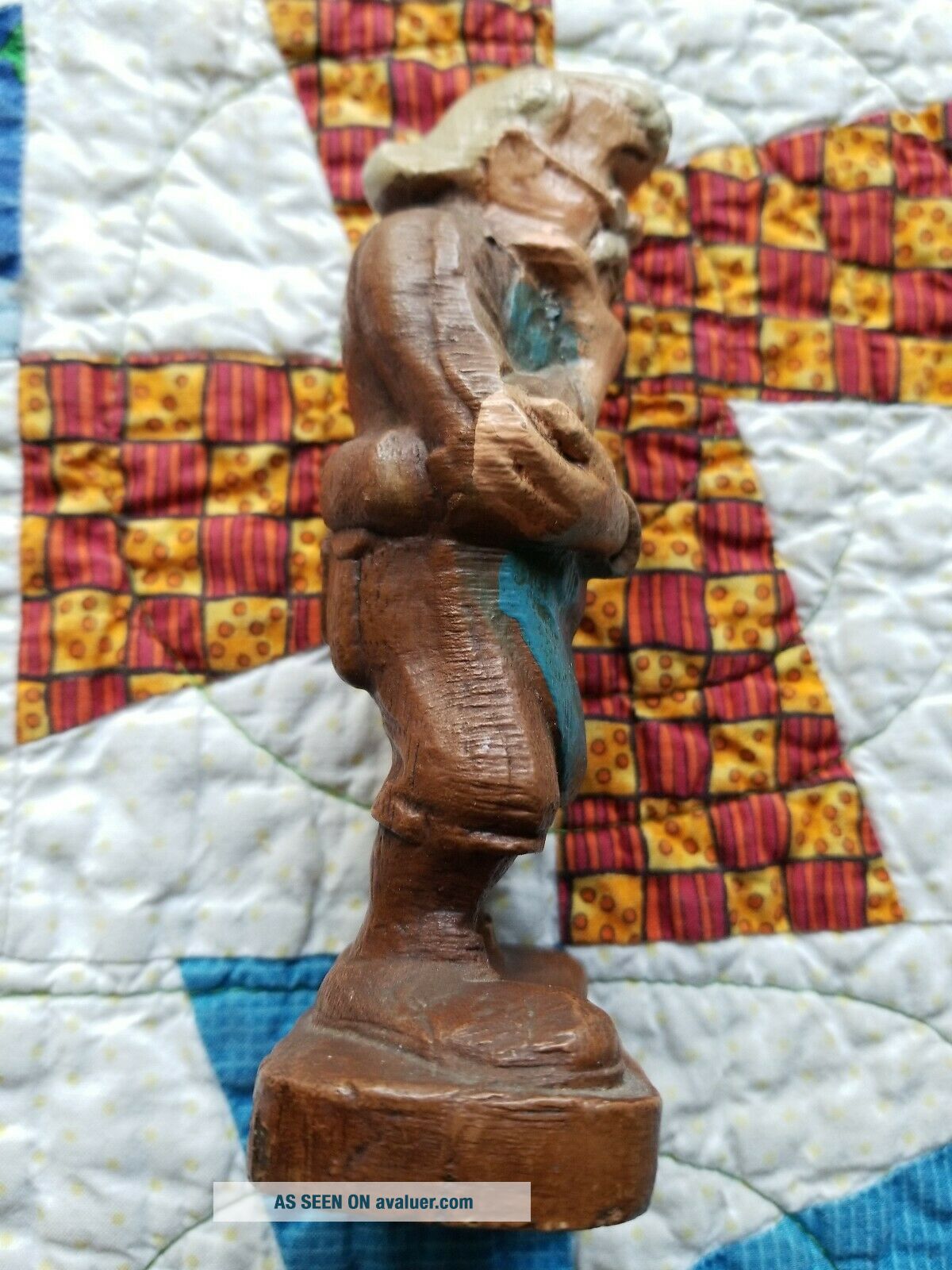 WALT DISNEY ' S PINOCCHIO GEPPETTO STANDING SYROCO WOOD FIGURINE ...