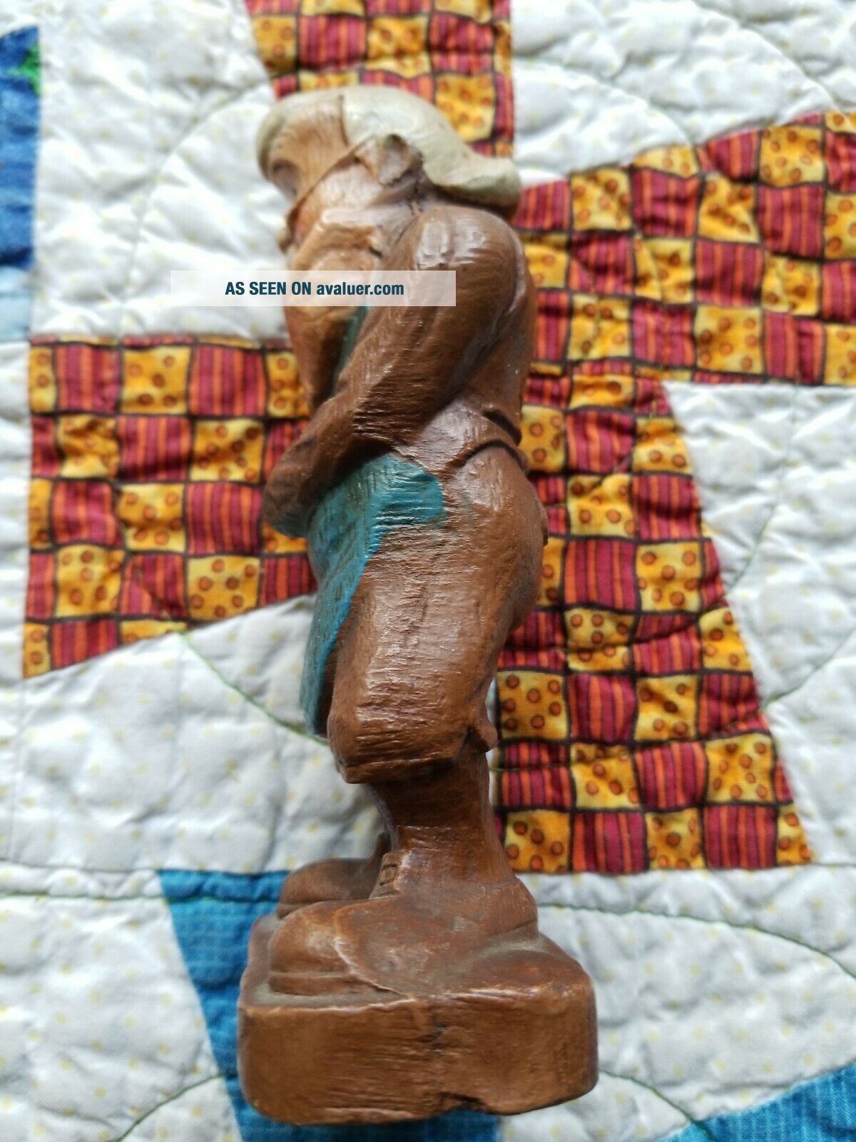 WALT DISNEY ' S PINOCCHIO GEPPETTO STANDING SYROCO WOOD FIGURINE ...