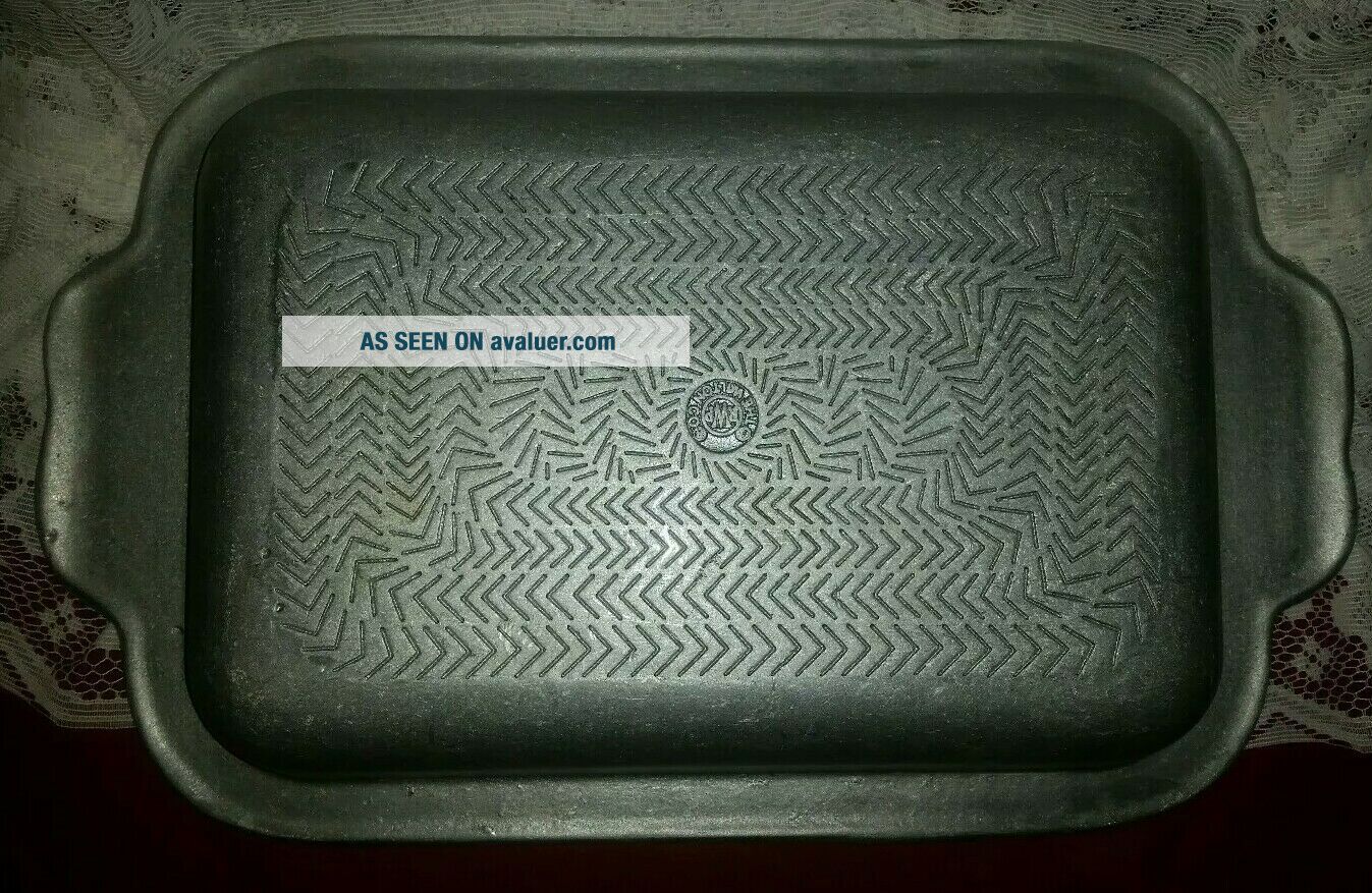 Large Vintage RWP THE WILTON CO. METAL RECTANGULAR Dish Plate Tray ...