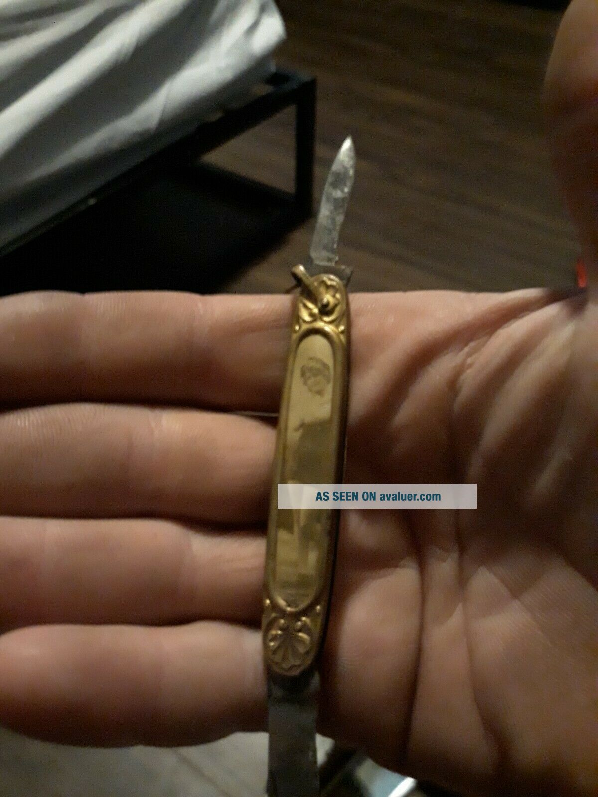 VINTAGE POCKET KNIFE WITH WATCH CHAIN & Pencil - UNMARKED FROM WW 2 ...