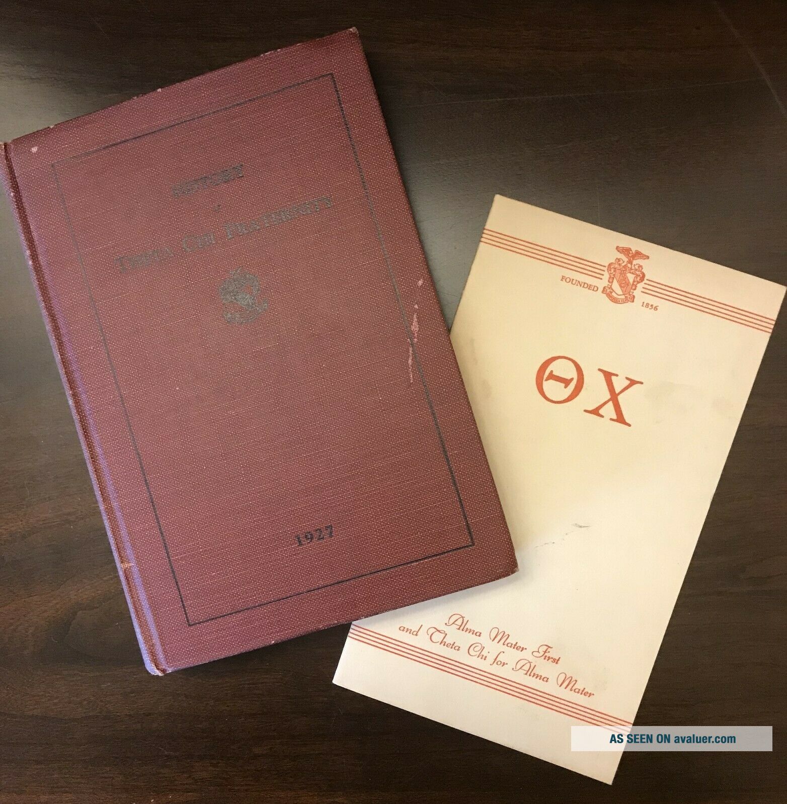 " History Of Theta Chi Fraternity 1927 " Vintage Book | #7748391