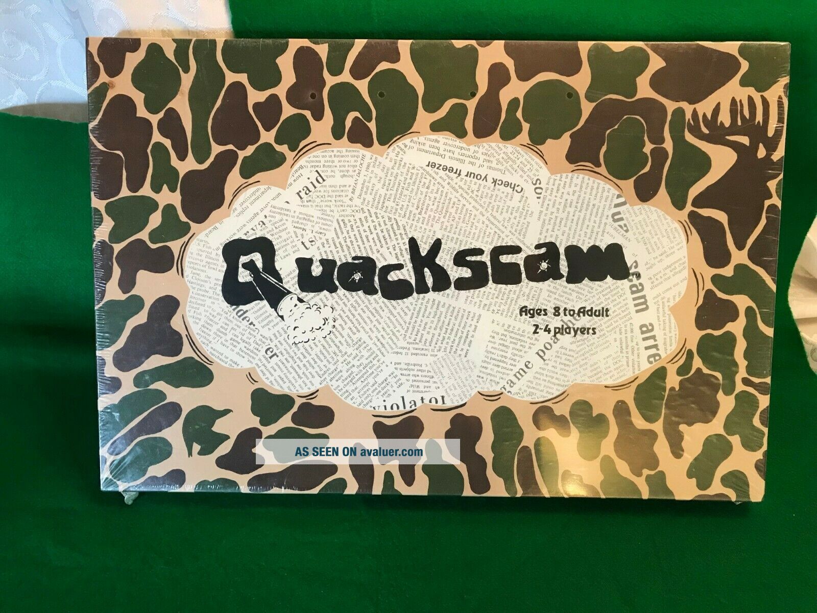 QUACKSCAM The Infamous Board Game Based On The Beardstown 1980 ' S DEA ...