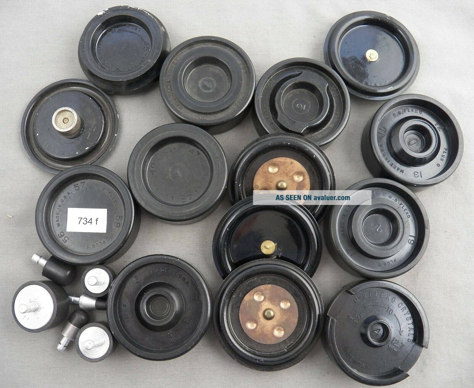 Vintage Watch Repair Tools: Adapters And Pushers For GS Watch Crystal ...
