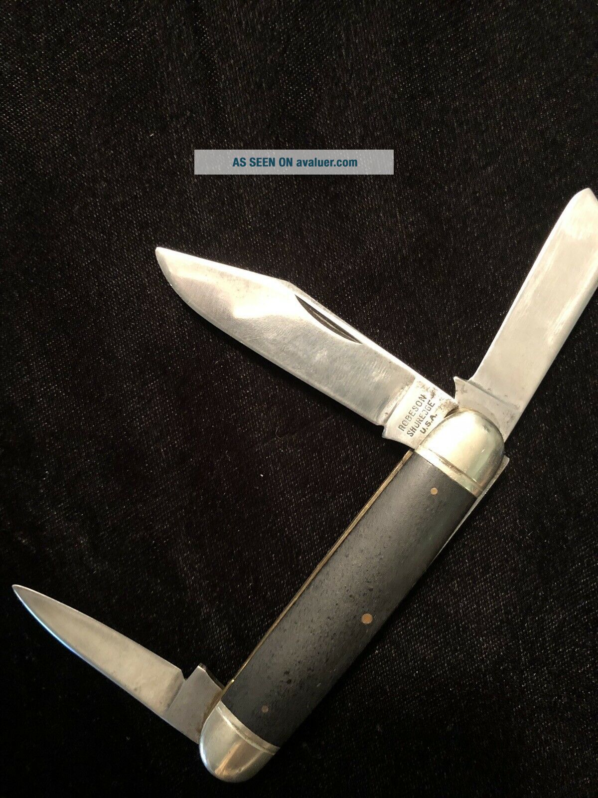 Vintage Robeson Shuredge 3 BLADE POCKET KNIFE - 132443, MADE IN THE USA ...