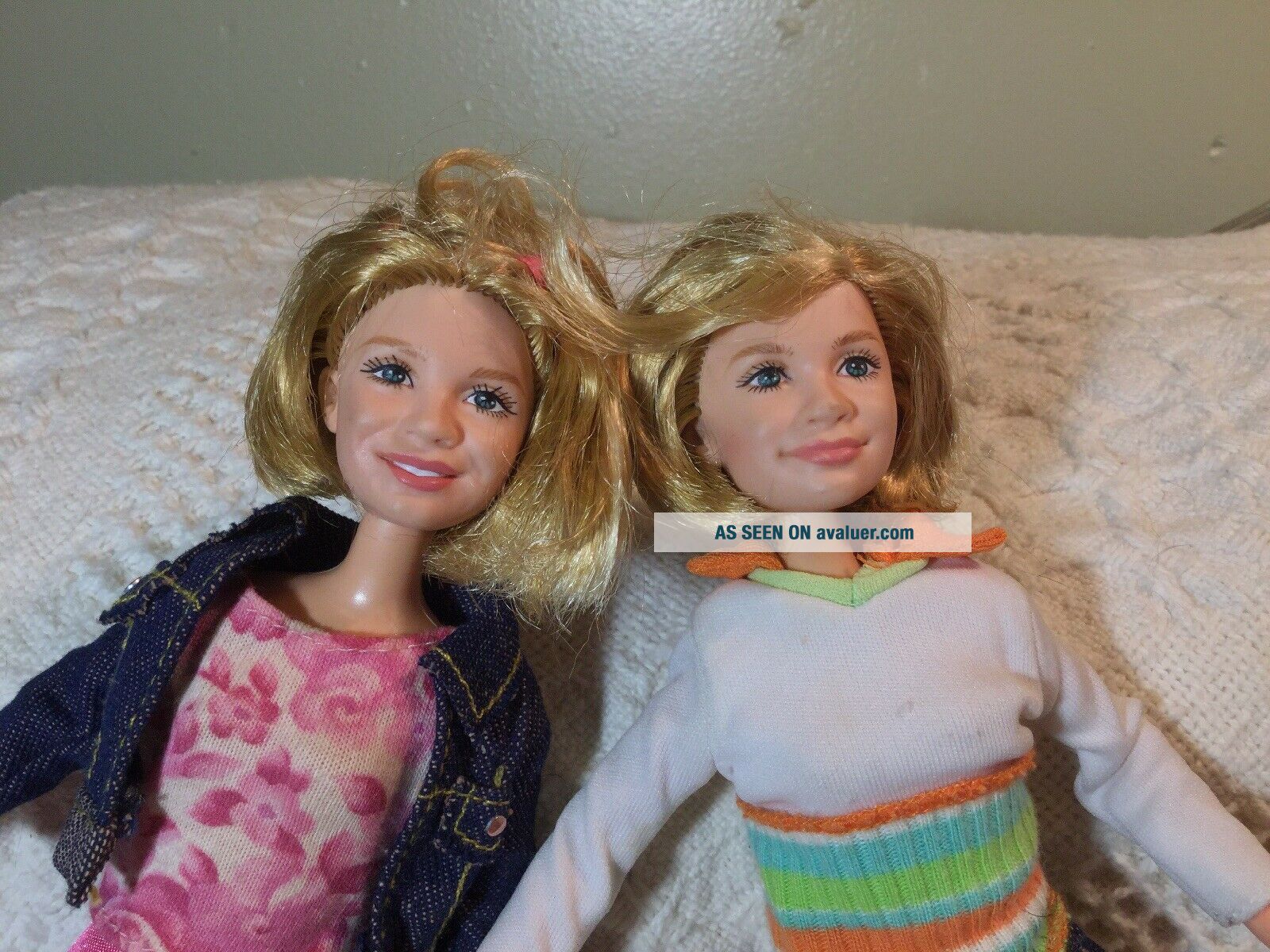 MARY KATE & ASHLEY OLSEN Twin Barbie 1987 Vintage Full House Mattel ...