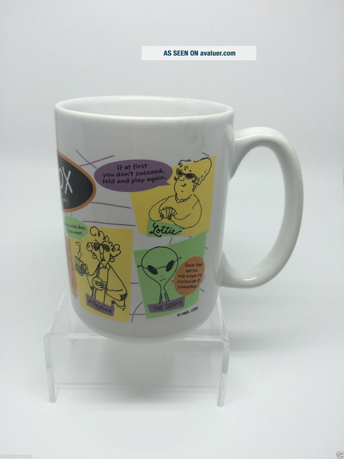 Vintage 80s Shoebox Greetings Hallmark White Ceramic Mug Cup Coffee ...
