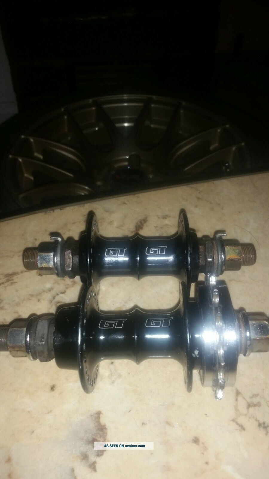 Vintage GT Mohawk Hub Set W/Racing Sprocket 1/2 Axels Black | #7797650