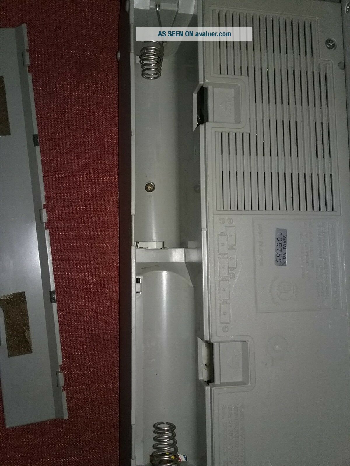 Vintage SONY CFS - 250 Fm/Am Radio Cassette Stereo Tape Recorder ...