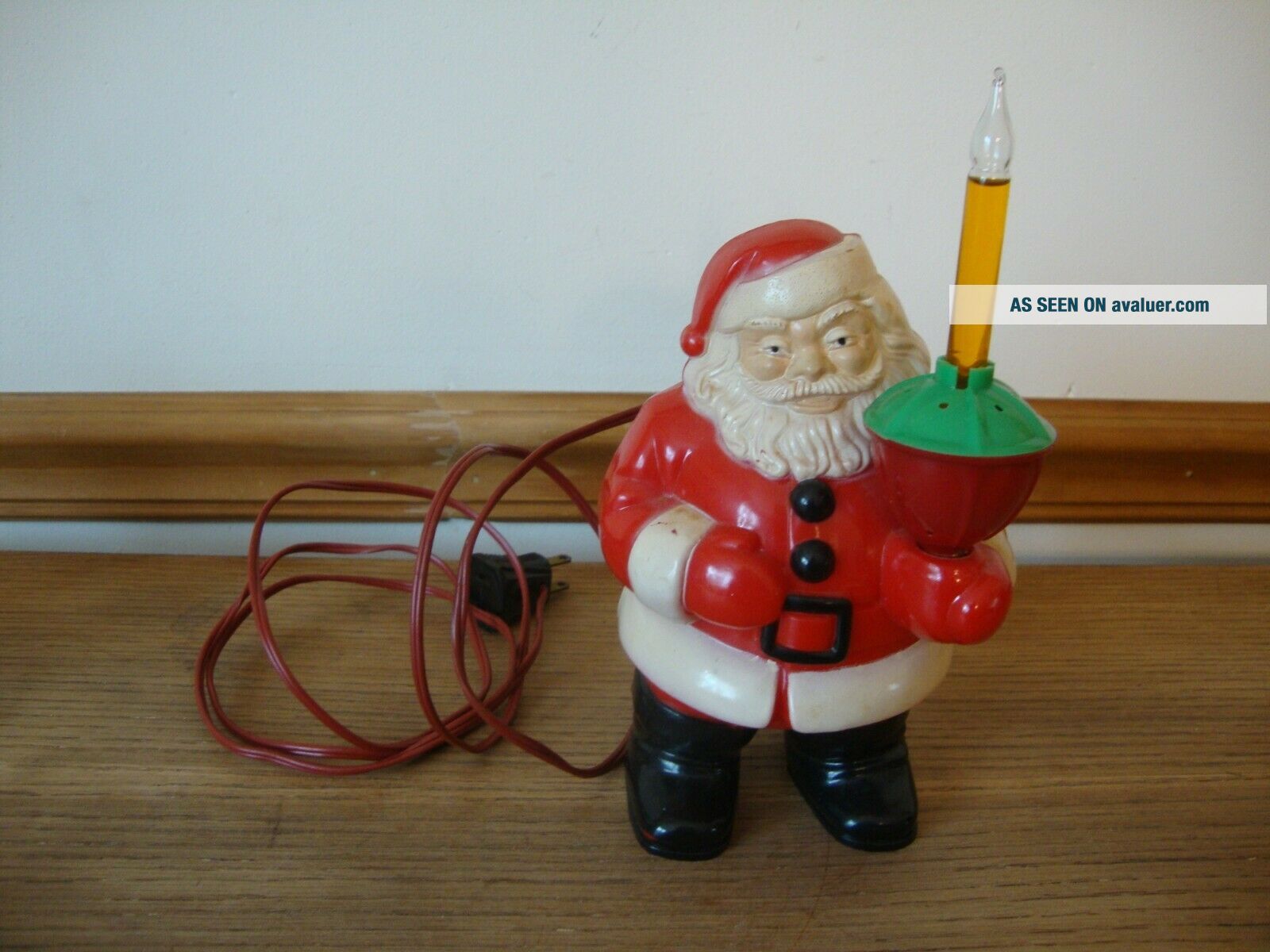 Vintage 1950 ' S Hard Plastic Royal Electric Santa Bubble Light ...