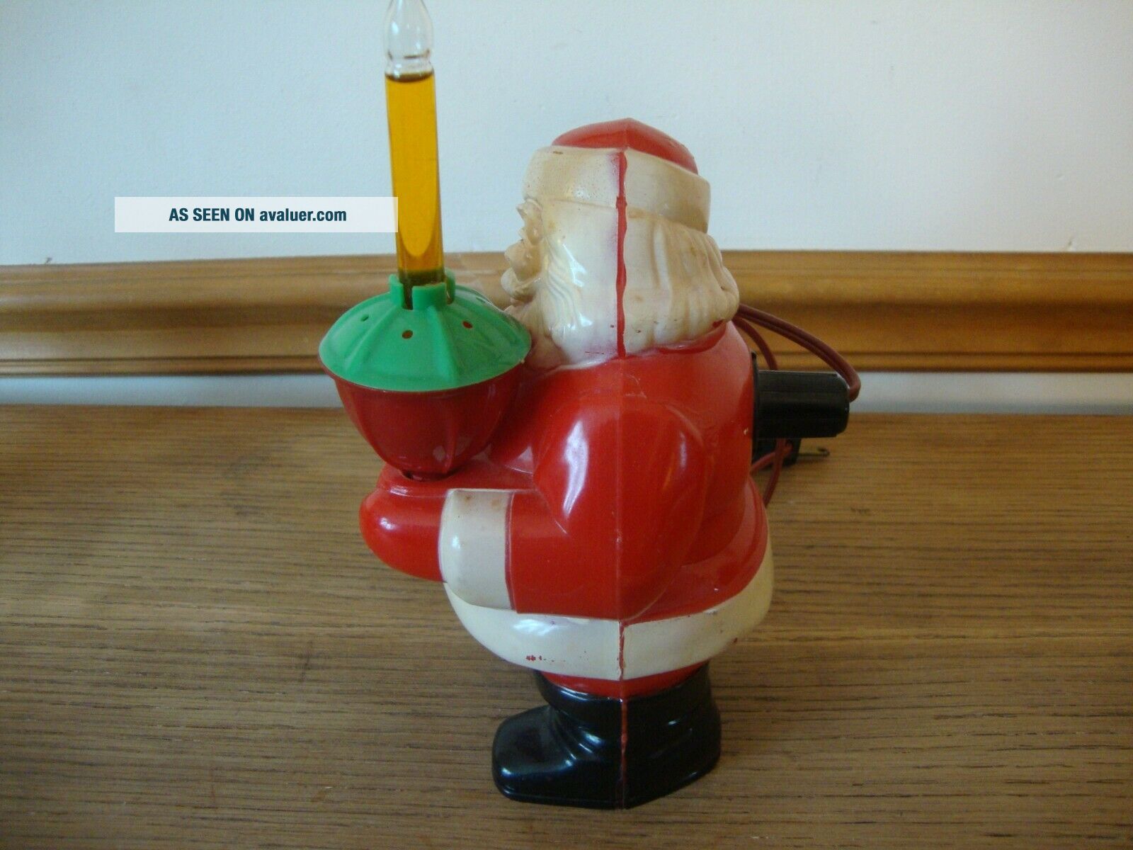 Vintage 1950 ' S Hard Plastic Royal Electric Santa Bubble Light ...