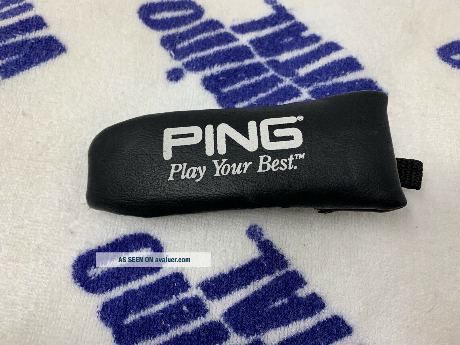 Vintage PING Play Your Best Blade Putter Head Cover | #7822130