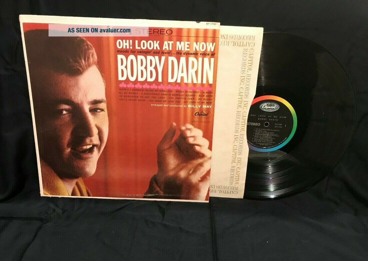 Bobby Darin Vinyl Records Oh Look At Me Now LP Record Vintage 12 ...