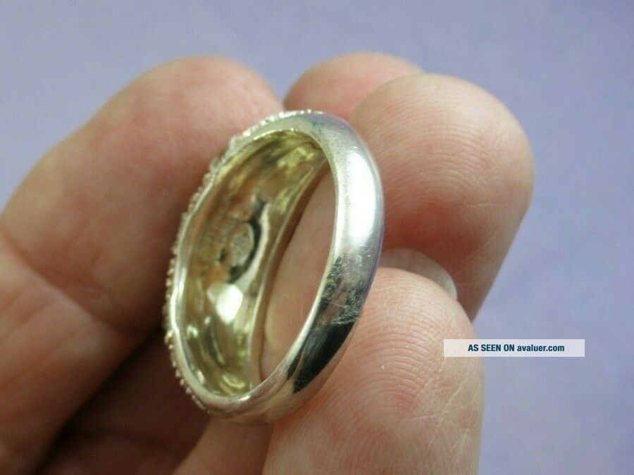 JUDITH JACK STERLING SILVER MARCASITES AND CZ ' S RING SIZE 10 VINTAGE ...