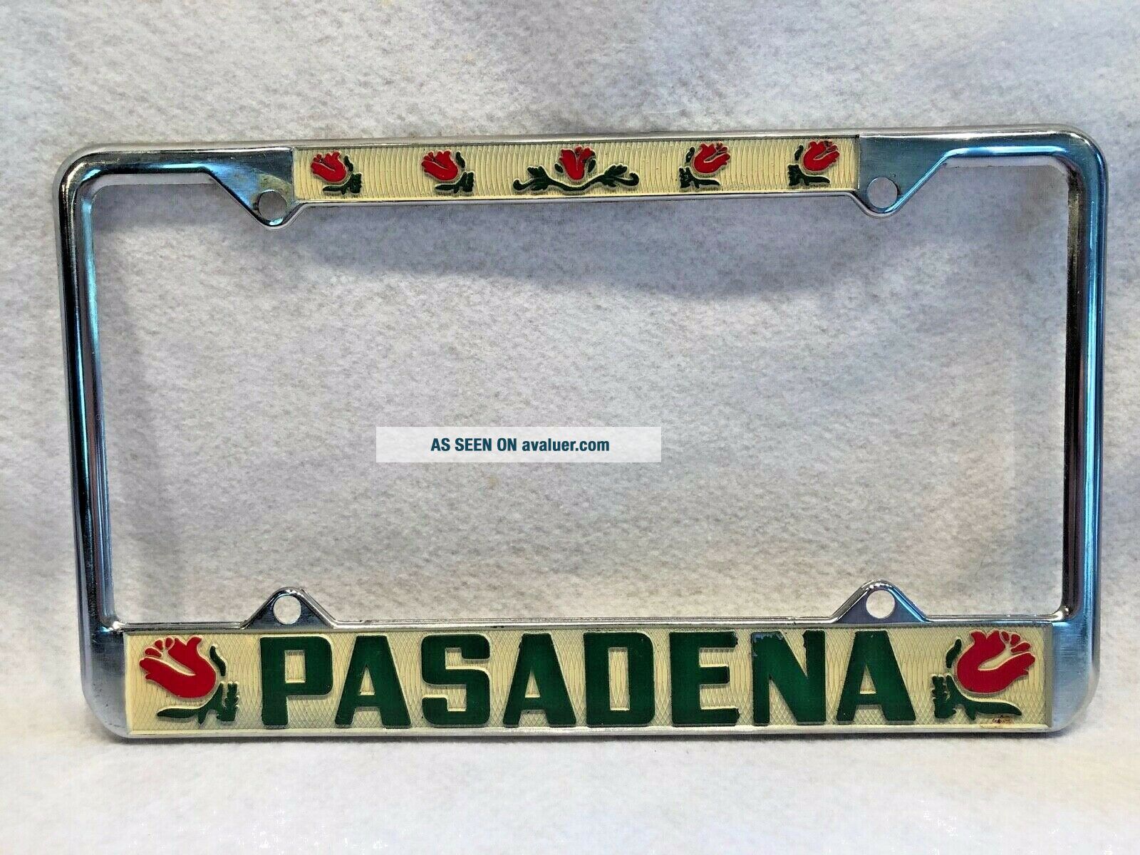 Pasadena California Tournament Of Roses License Plate Frame Holder ...
