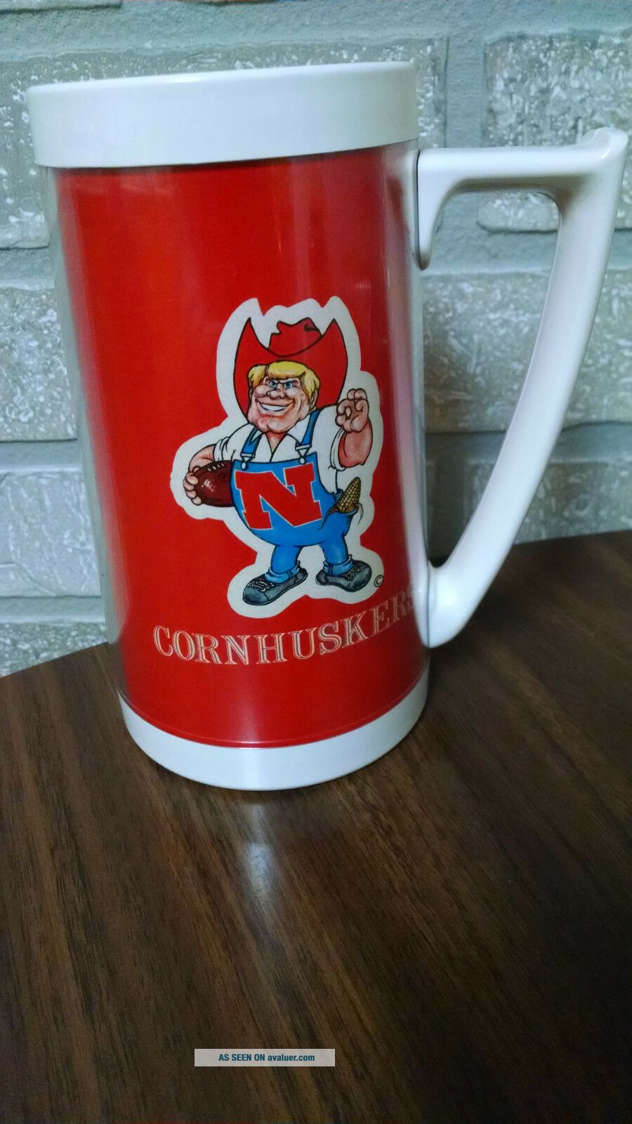 Vintage NEBRASKA Football Herbie Husker Cup GO BIG RED | #7839080