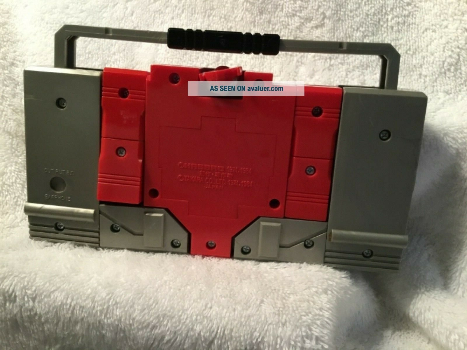 TRANSFORMER TAKARA HASBRO 1984 Vintage G - 1 BLASTER RADIO BOOMBOX ...