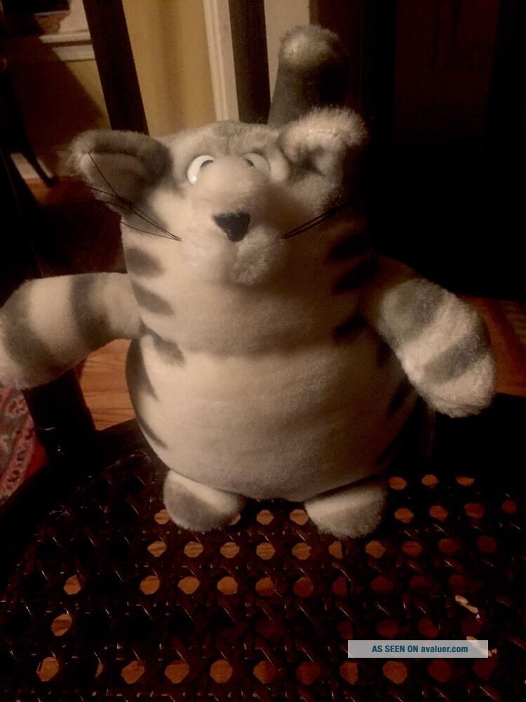 RUSS BERRIE & CO KITTY CAT B K LIBAN 8 " VINTAGE 8606 STUFFED ANIMAL ...