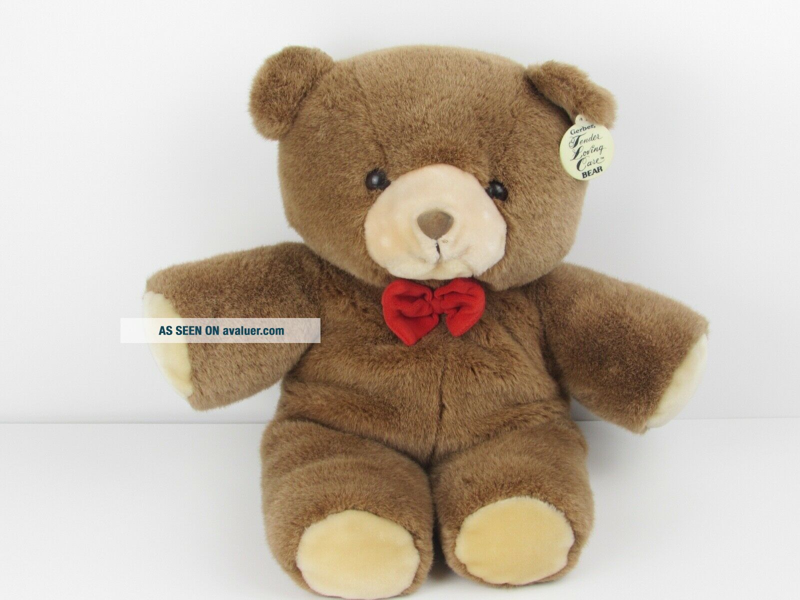 GERBER Vintage TLC Tender Loving Care BEAR Stuffed Animal PLUSH Brown ...
