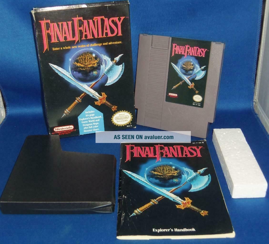 Vintage Nintendo NES Final Fantasy Video Game MISSING MAPS | #7883665