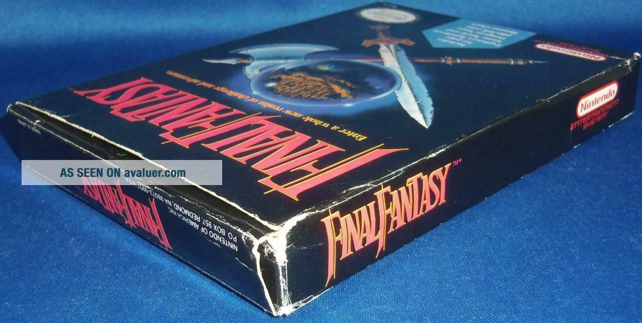 Vintage Nintendo NES Final Fantasy Video Game MISSING MAPS | #7883665