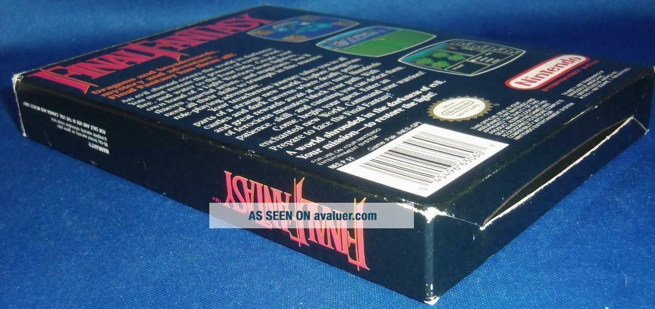 Vintage Nintendo NES Final Fantasy Video Game MISSING MAPS | #7883665